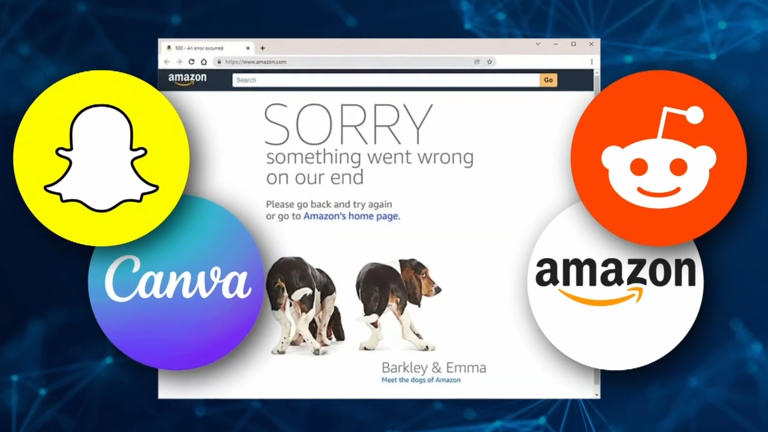 Web outage hits major services for the second time this month