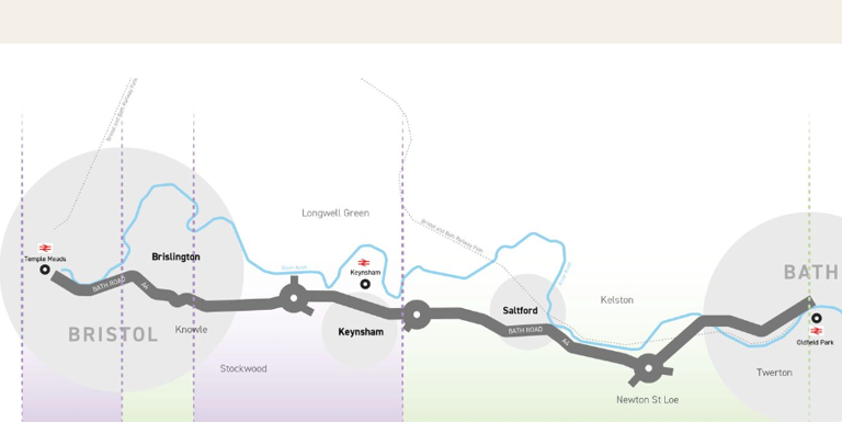New sustainable transport proposals for A4 Bath to Bristol unveiled ...