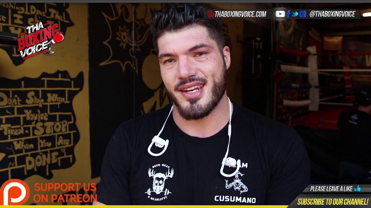 🔴 Wilder vs Breazeale camp life: Heavyweight Joe Cusumano immediately ...