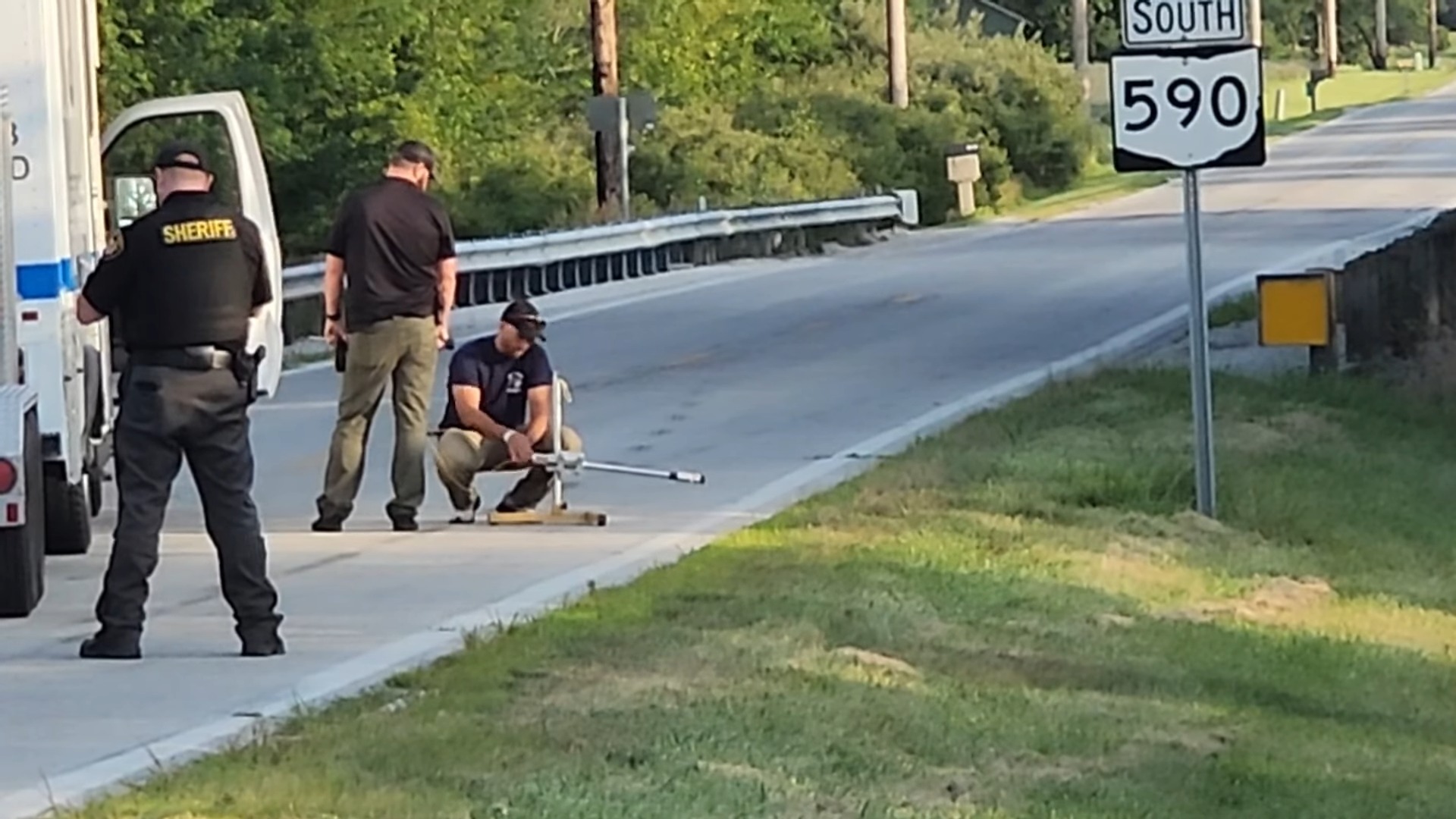 What looked like scrap metal turned into a bomb squad alert