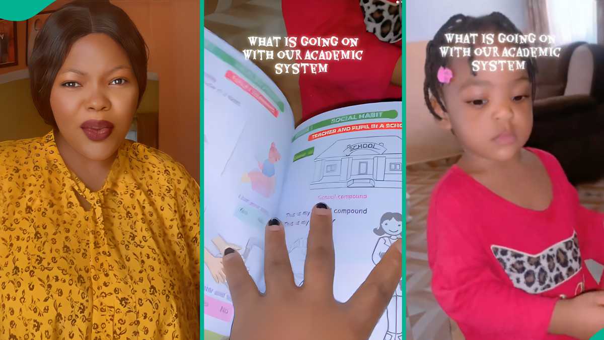 Mum shows inappropriate homework school gave her 2-year-old daughter ...