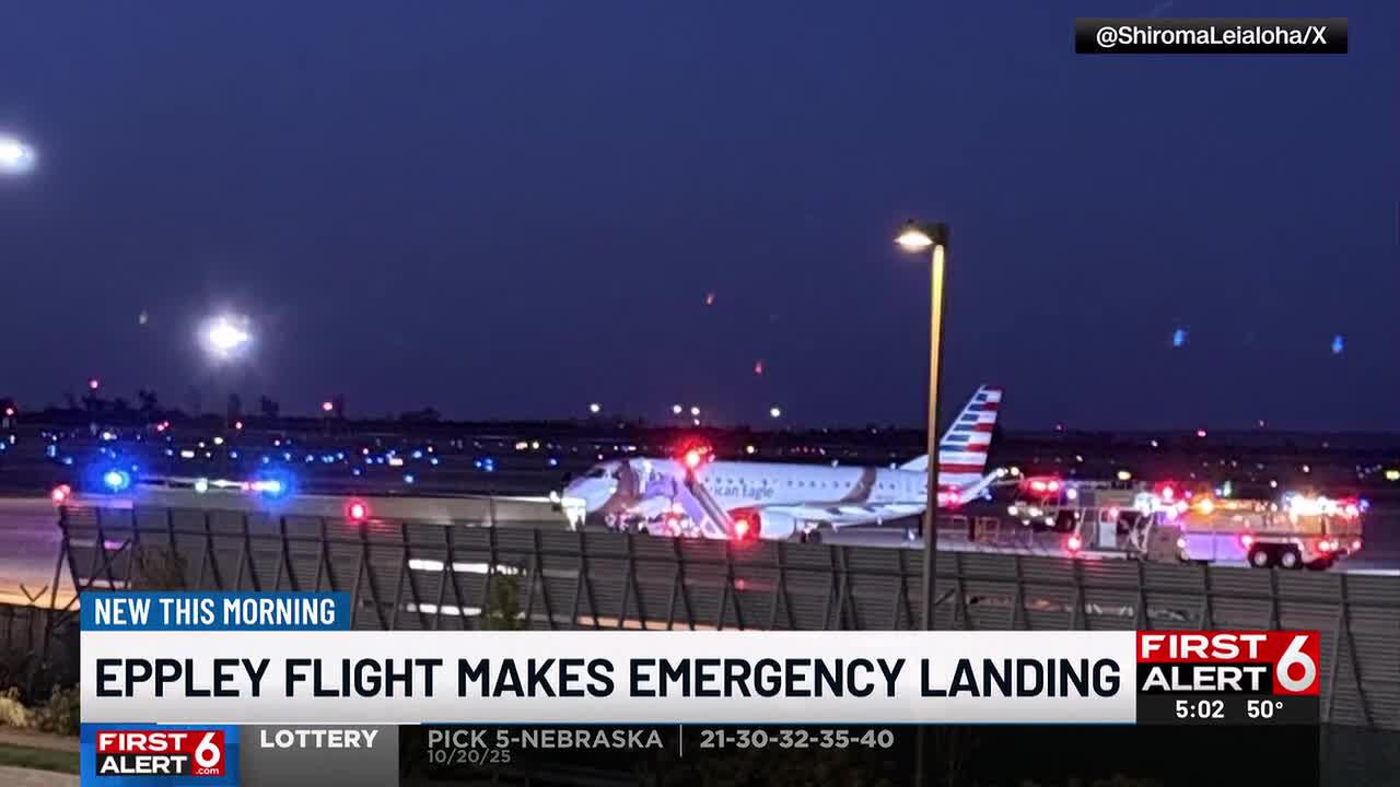 Flight from Omaha’s Eppley Airfield makes emergency landing