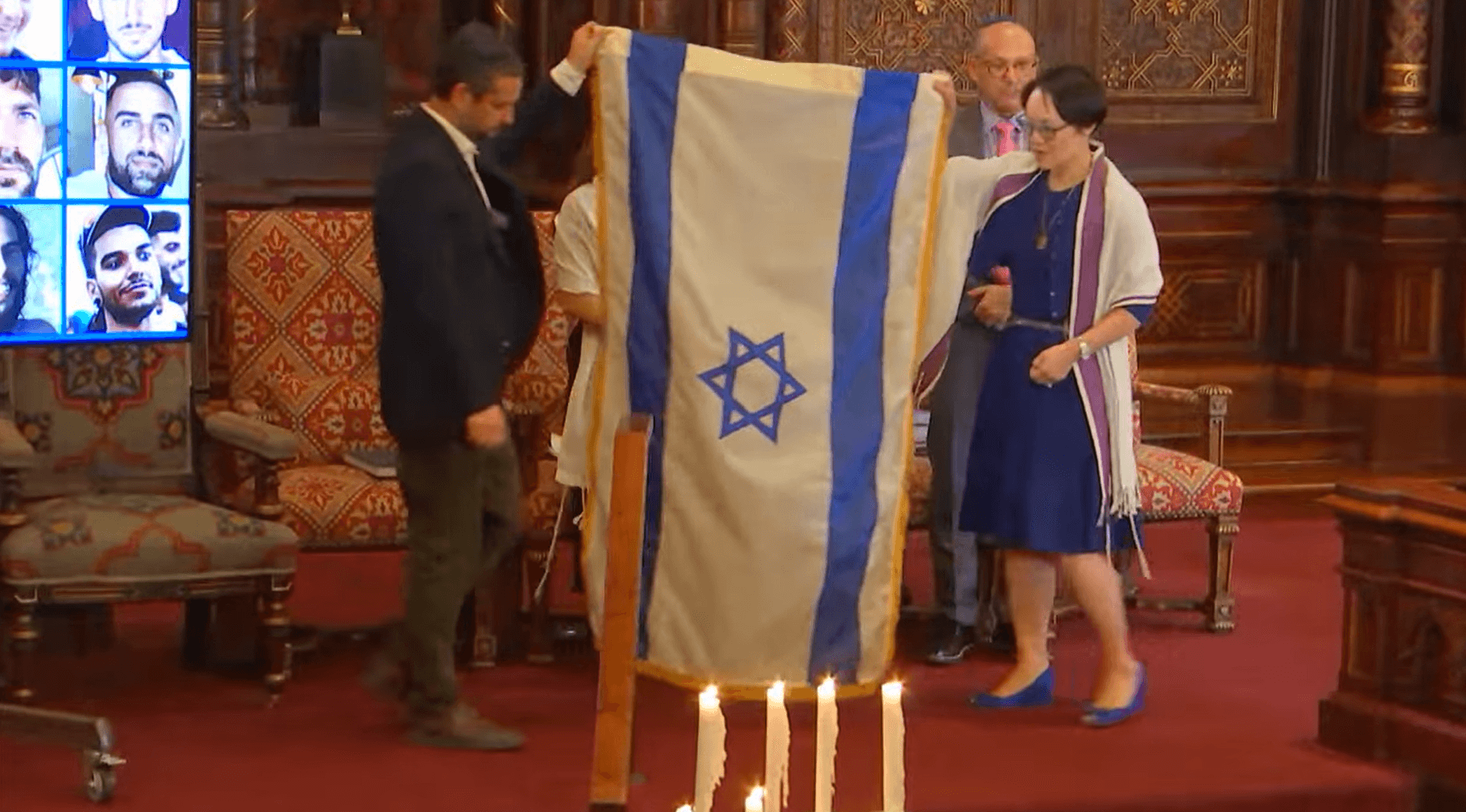 Should synagogues remove the Israeli flag from bimahs now? A New York ...