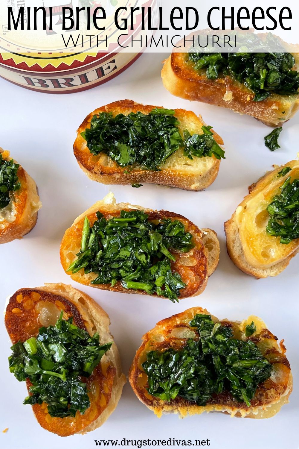 Mini Brie Grilled Cheese With Chimichurri Recipe