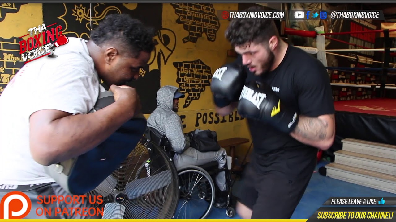 🔴Wilder vs Breazeale camp life: Joe Cusumano Wilder sparring partner on ...
