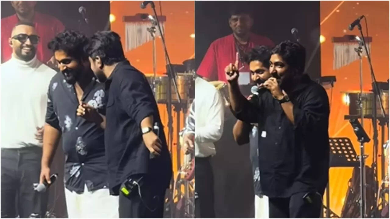 Vineeth and Dhyan Sreenivasan sing Mohanlal's 'Omal Kanmani'; netizens ...