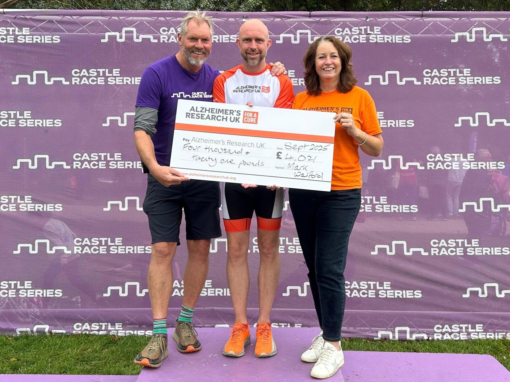Triathlete triumphs with £4,000 fundraising total