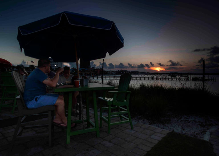 How much daylight will the Florida Panhandle lose when the time changes?