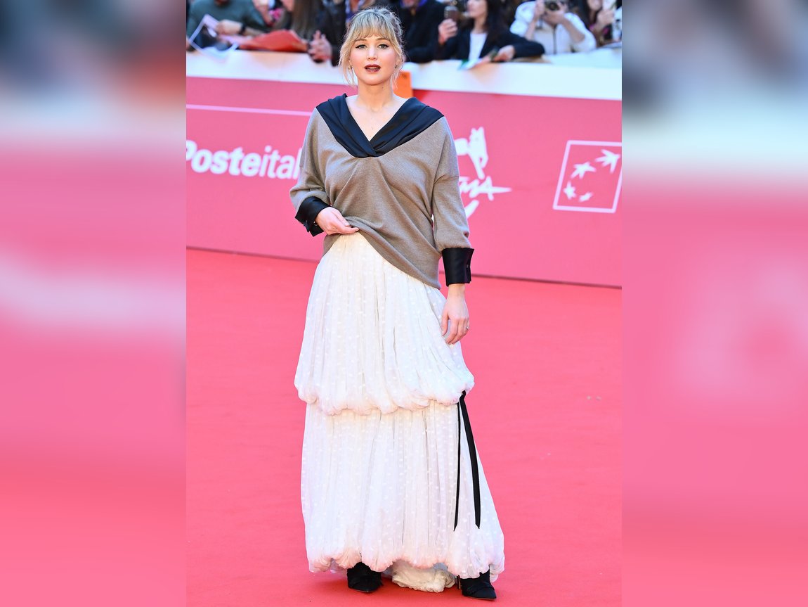 Subtle Glamour: Jennifer Lawrence Shines at Premiere in Rome