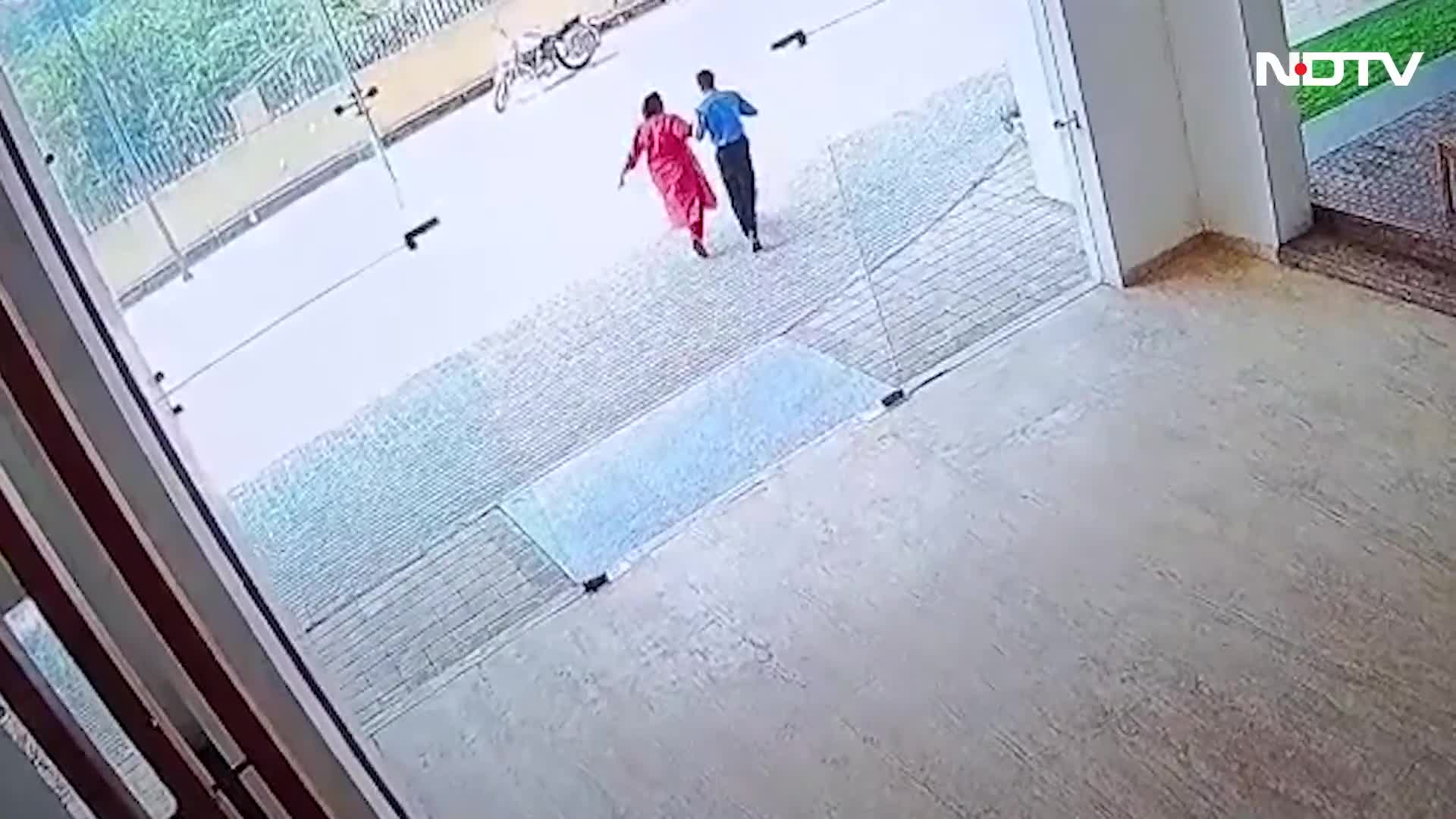 Woman Repeatedly Slaps Security Guard In Greater Noida Complex