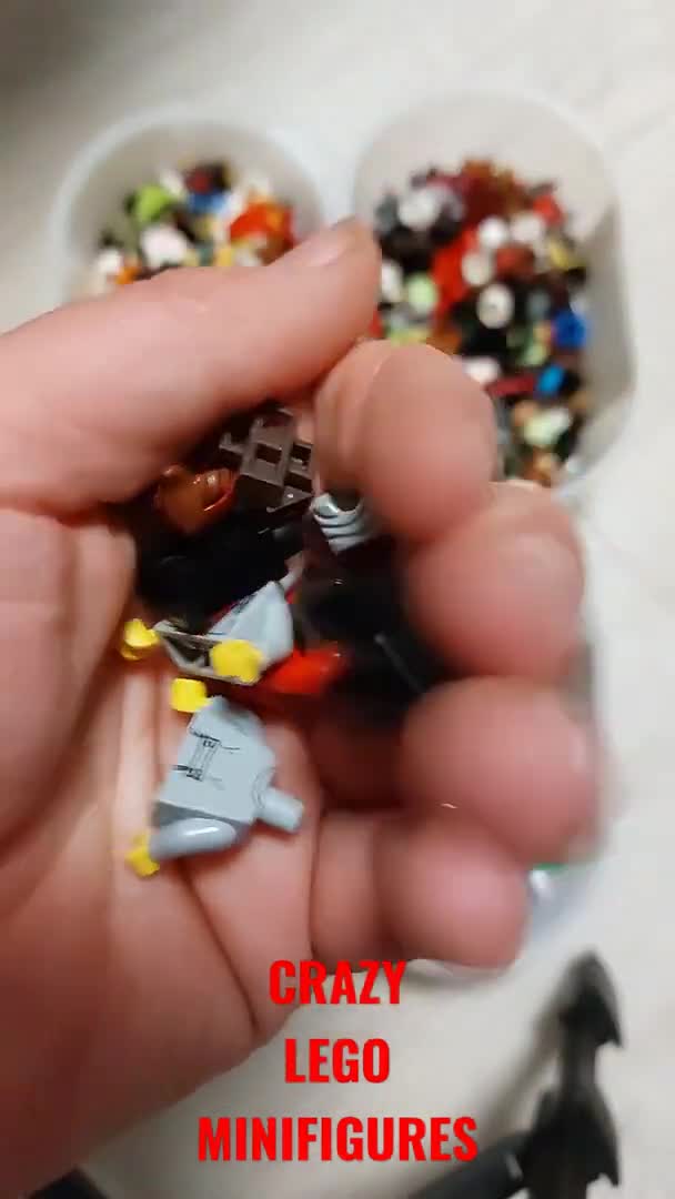 NEU VERRÜCKTE ZUFÄLLIGE LEGO-MINIFIGUREN #shorts #short #lego #legos # ...