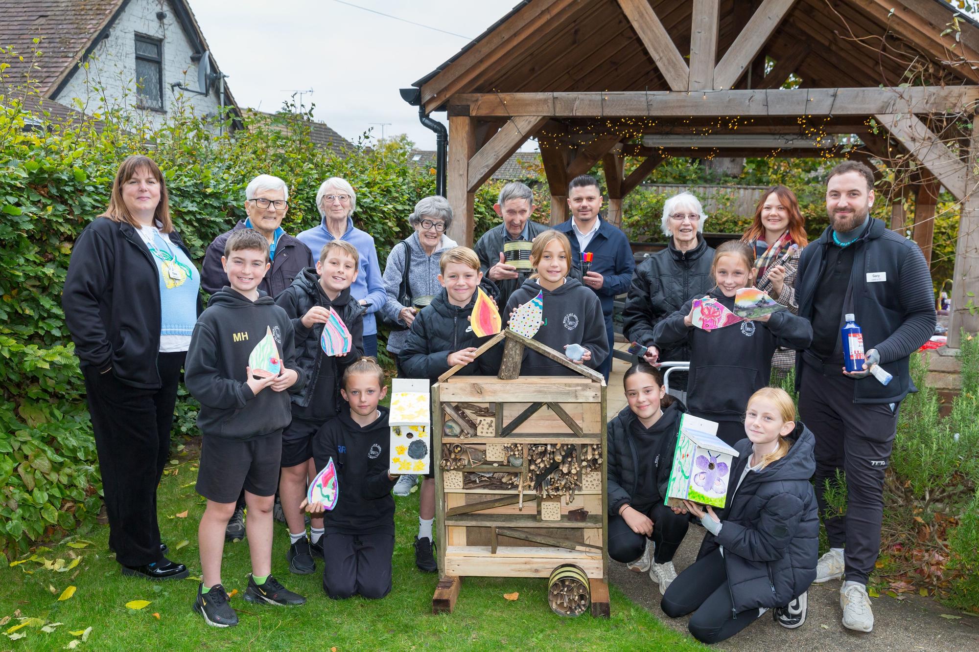 Wood you believe it? Ware care home residents team up with ...