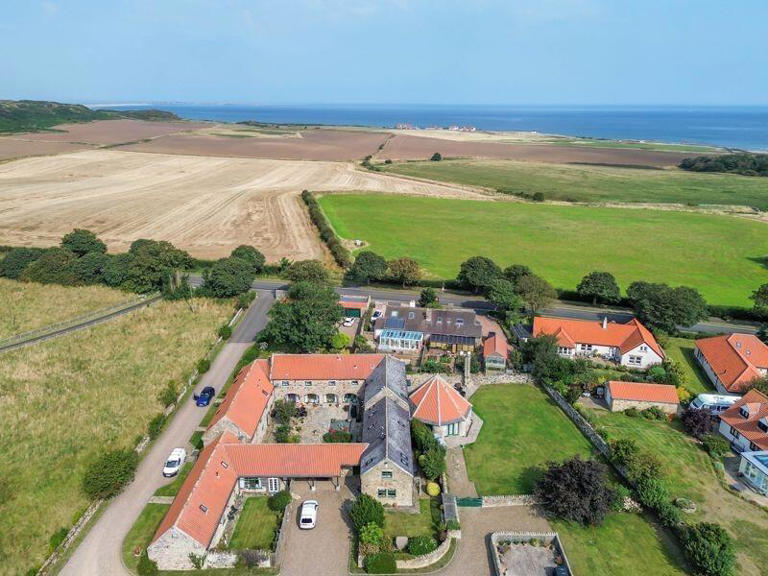 Charming Bamburgh farm home in converted Grade II stone barn for sale ...