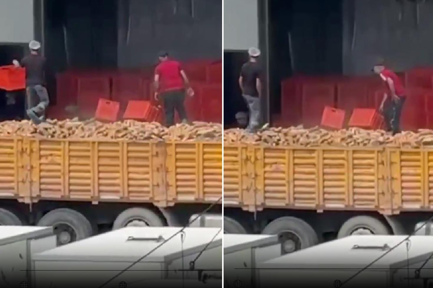 Belediyeye ait fırında çekilen görüntü infial yarattı! Açıklama var