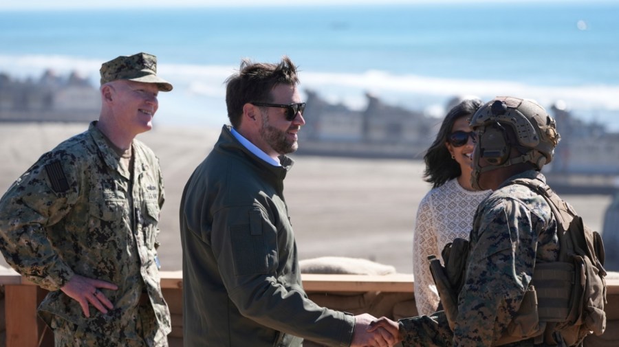 Marines live-fire mishap during Vance visit prompts finger pointing ...