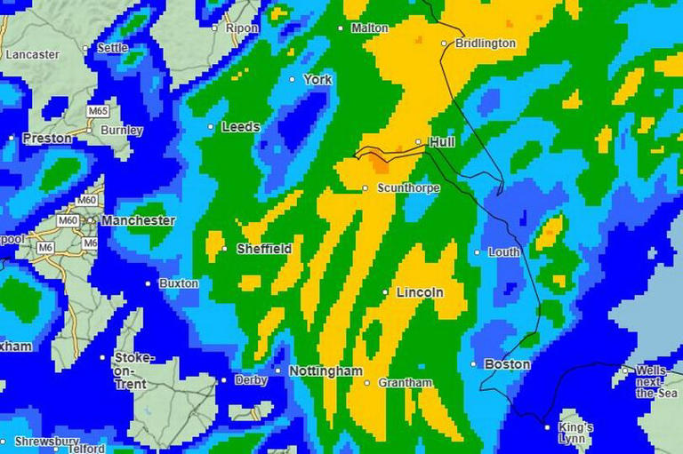 Two weather warnings issued as strong winds and heavy rain forecast in ...