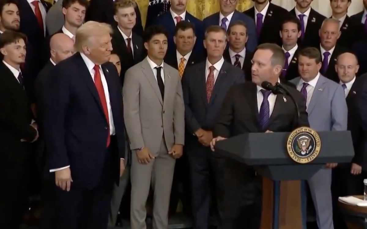 LSU Tigers Coach Praises President Trump During White House Visit