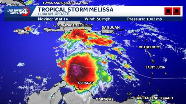 Tropical Storm Melissa forms: Latest track, spaghetti models