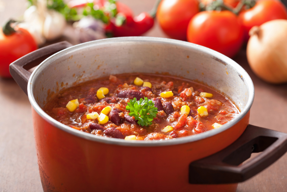 Dinner made from canned goods