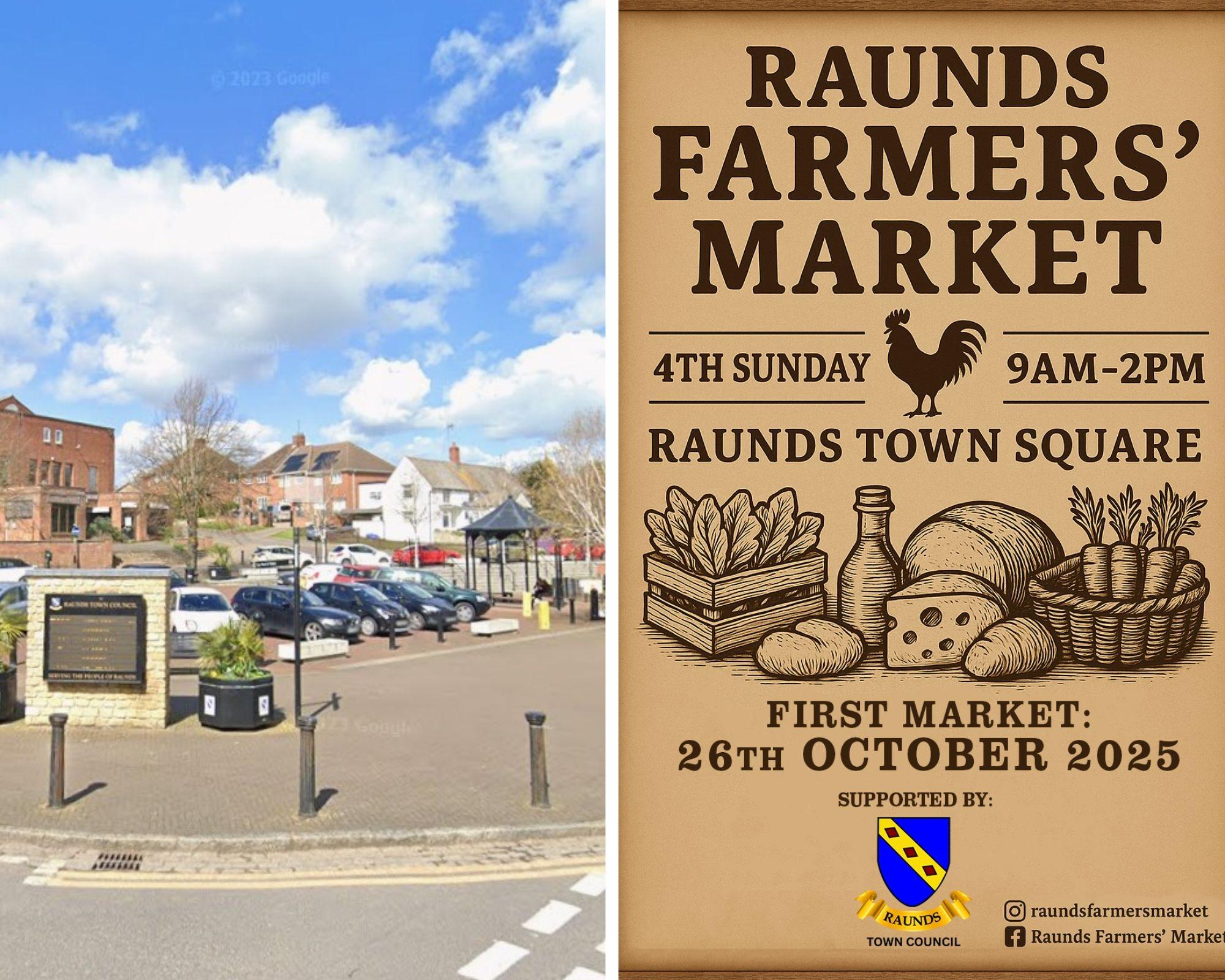 New farmers market launching in Northamptonshire town