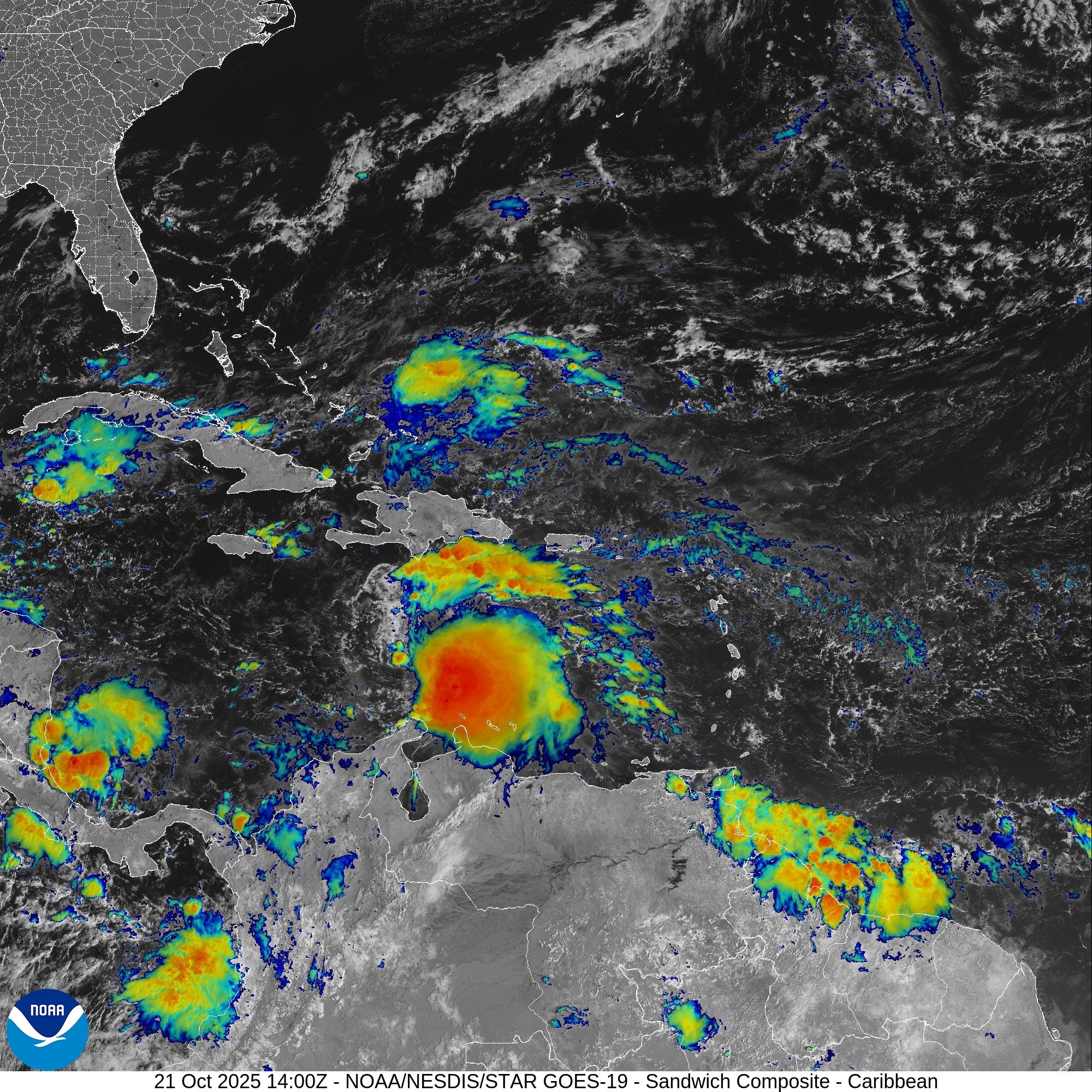 Tropical Storm Melissa spaghetti models, track. Are Sarasota, Bradenton ...