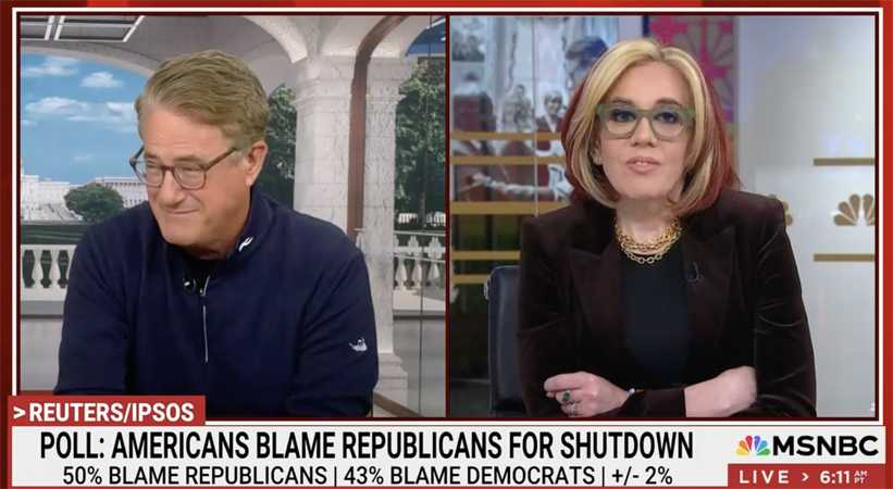 Morning Joe laughs out loud as crushing poll delivers devastating news ...