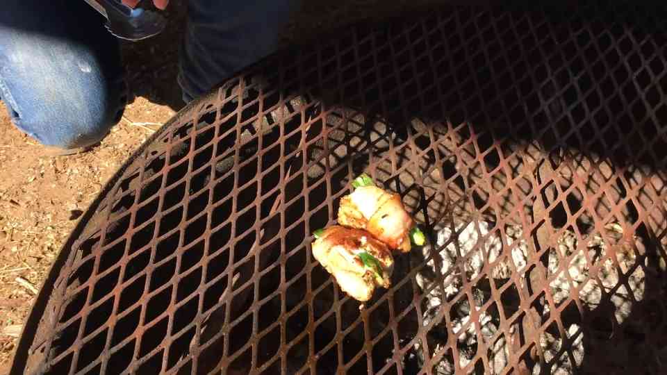 Grilled Quail Stuffed with Jalapeño Popper Goodness