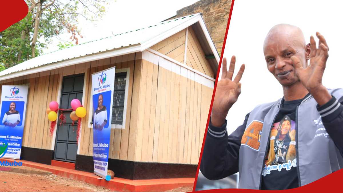 Well-wisher builds house for Tharaka Nithi man abandoned by wife after ...