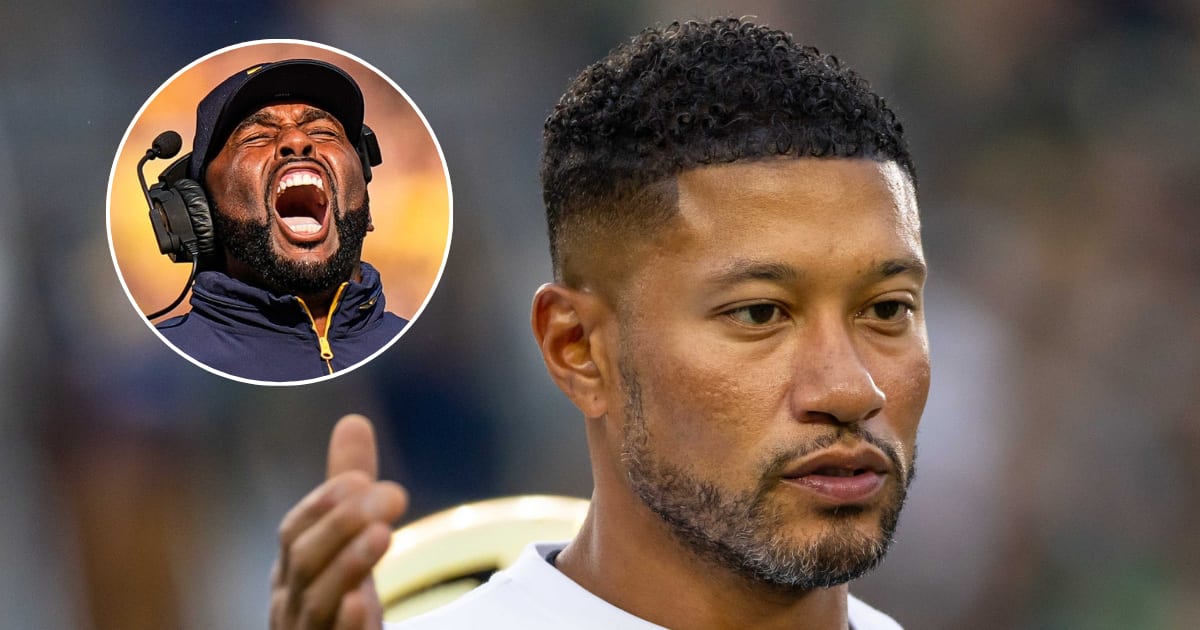 Marcus Freeman is a ‘huge proponent’ of Notre Dame-Michigan rivalry ...