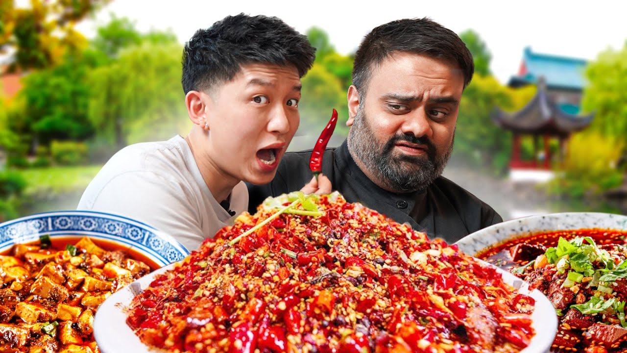 Indian chef tries spiciest Chinese foods