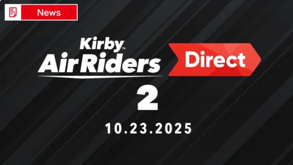 Second ‘Kirby Air Riders’ Nintendo Direct coming Thursday, October 23