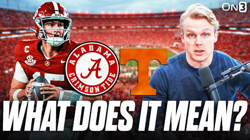 Alabama vs Tennessee REACTION