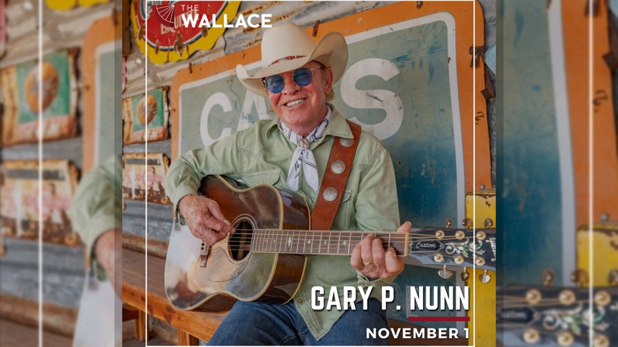 Texas music legend Gary P. Nunn preform at Wallace Theater