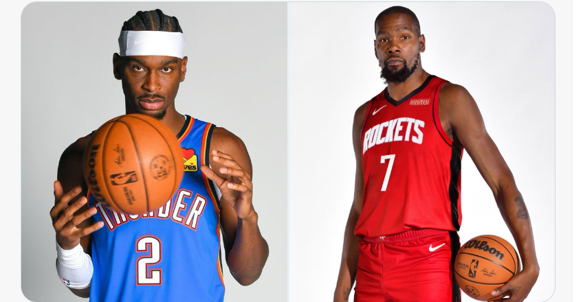 Oklahoma City Thunder vs Houston Rockets Regular season game injury ...