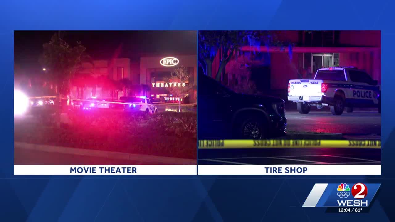 Orlando police investigate shooting call outside movie theater, crash ...