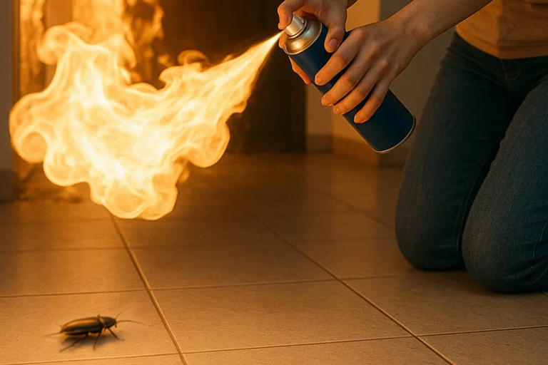 South Korean Woman’s Attempt to Burn Cockroach Sparks Fire That Kills ...