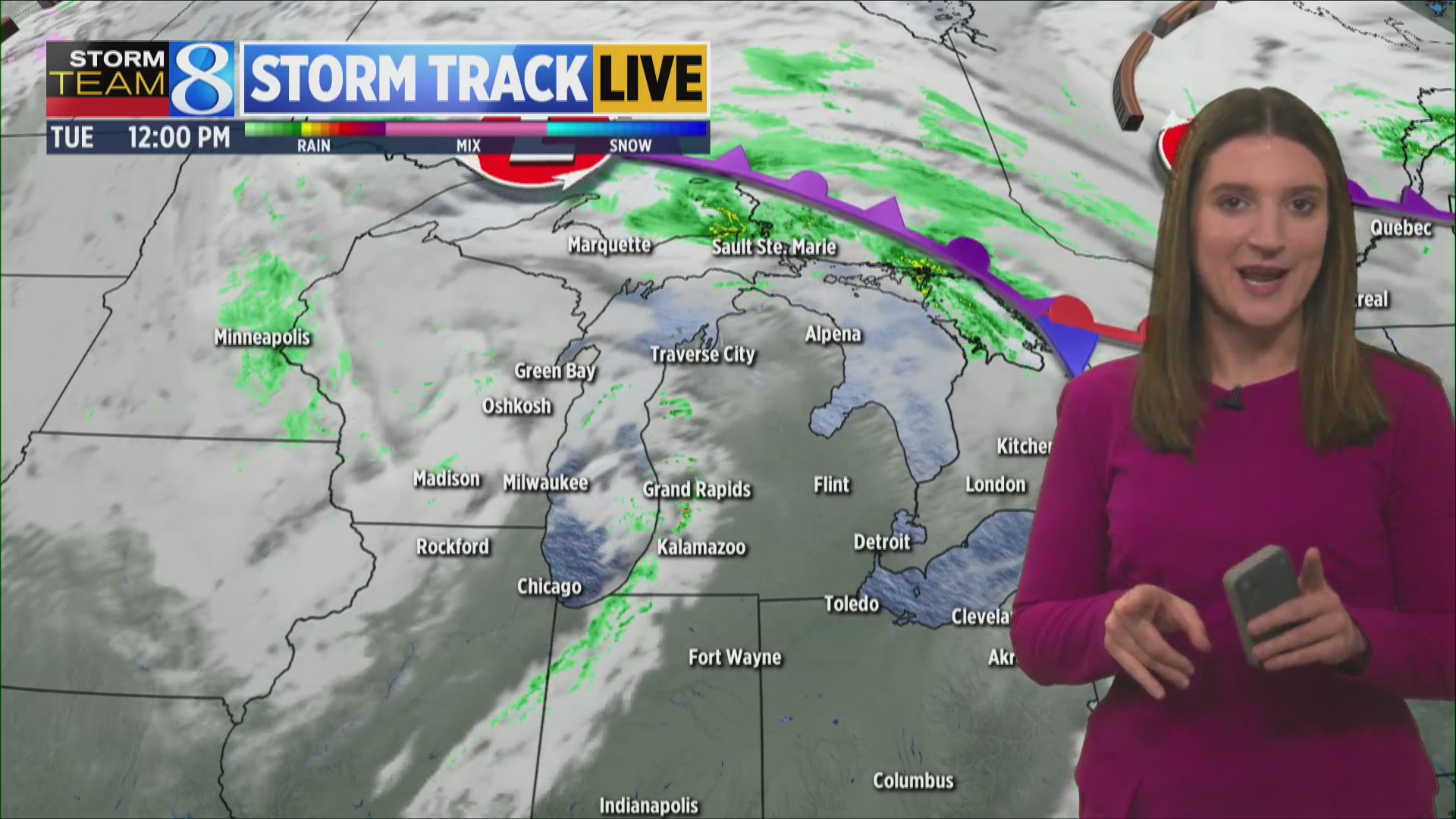 Storm Team 8 Forecast, Noon, 102125