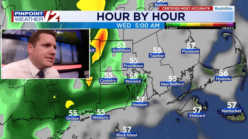 WPRI 12 Weather Now 10/21/25: Nice This Afternoon; Early Showers Wednesday