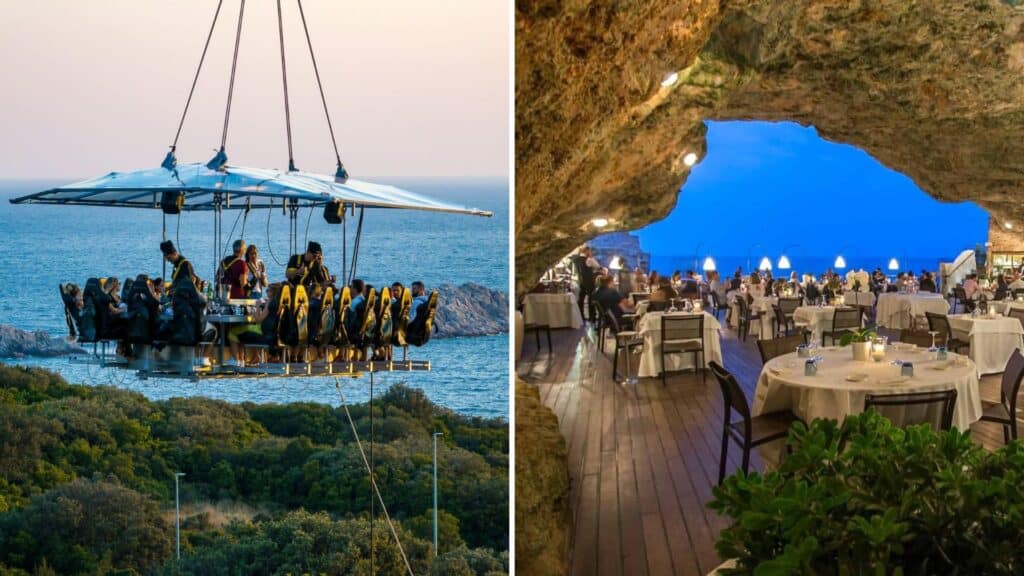 Restaurants located in some of the strangest locations
