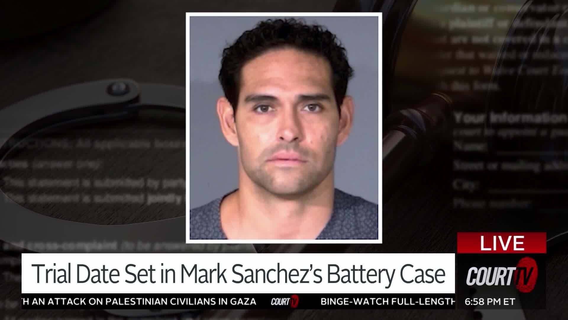 Mark Sanchez Gets Trial Date in Indiana Battery Case