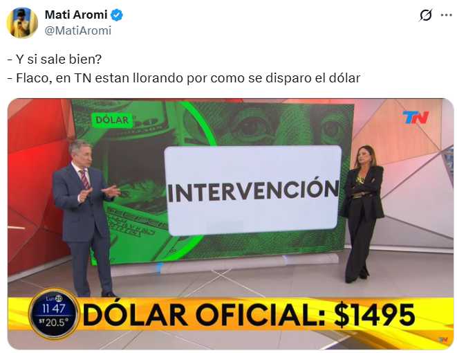 Los memes del dólar fuera de control en Argentina