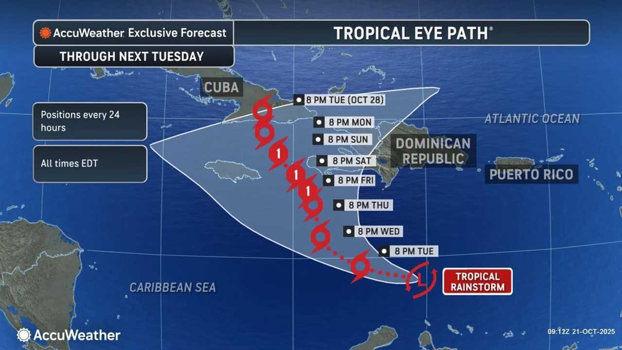 Tropical Storm Melissa Forms, Poses Hurricane Threat As Track Comes ...