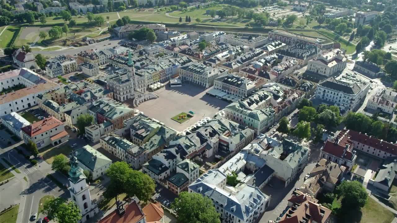Zamość by Drone: Poland's Beautiful Renaissance Town