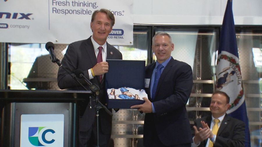 Youngkin delivers remarks at Dover Food Retail’s ribbon-cutting ceremony