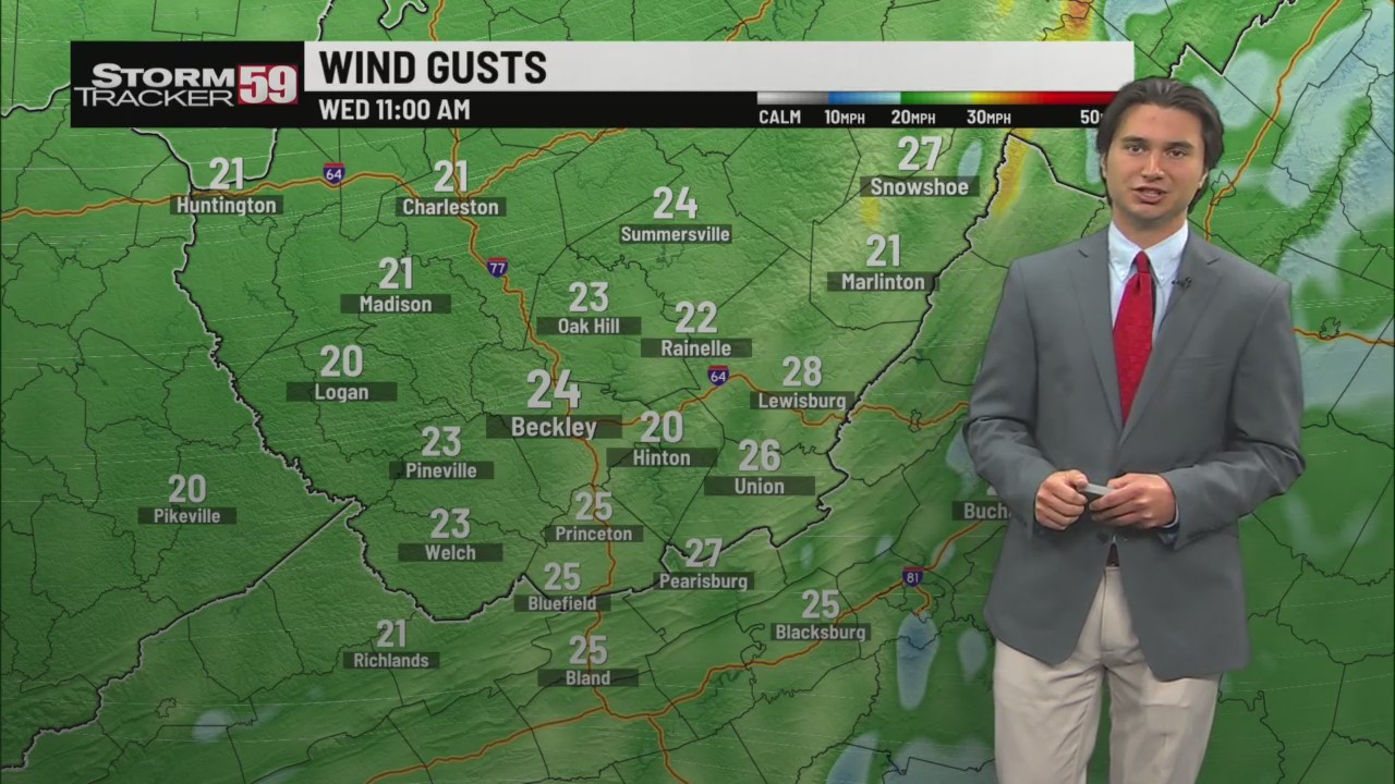 Cold Front brings a Chilly Breeze, Skies Open Up Tomorrow