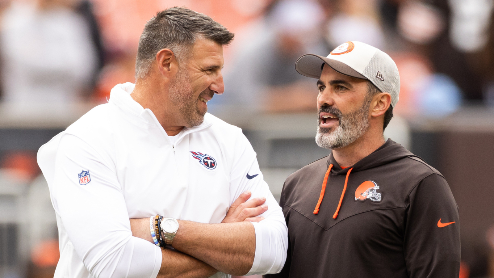 Did Browns' Kevin Stefanski ever worry about losing job to Mike Vrabel?