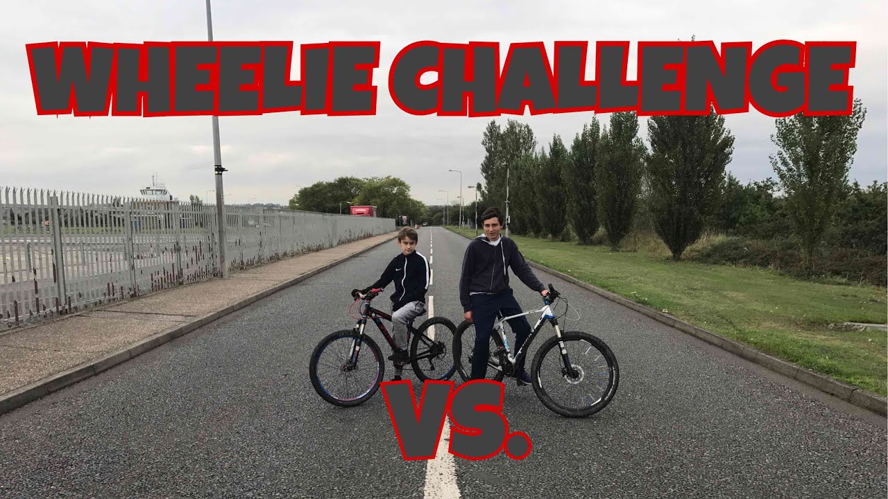 Attempting the longest wheelie ever recorded