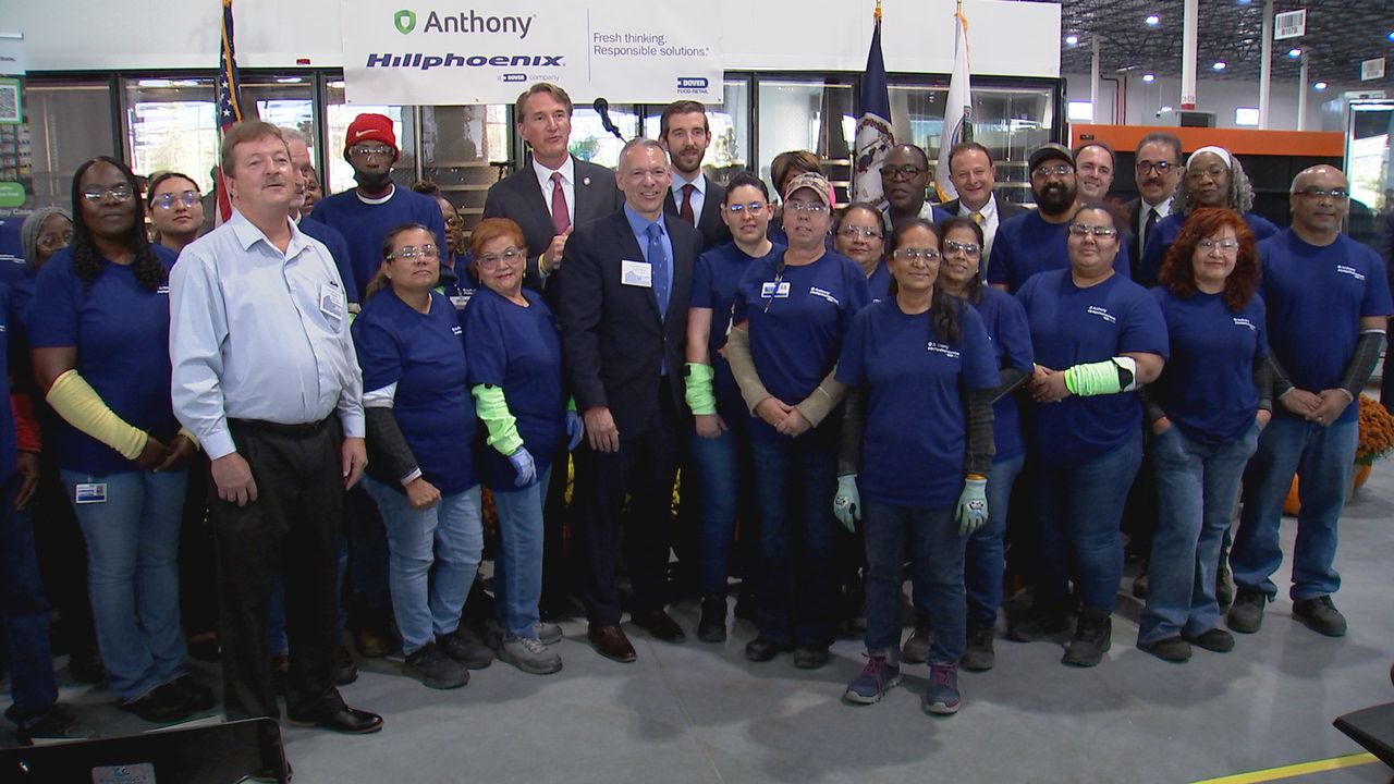 Youngkin delivers remarks at Dover Food Retail’s ribbon-cutting ceremony