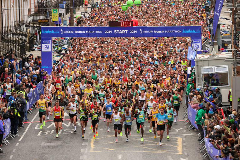 Dublin Marathon 2025 route map, start time, road closures and race rules