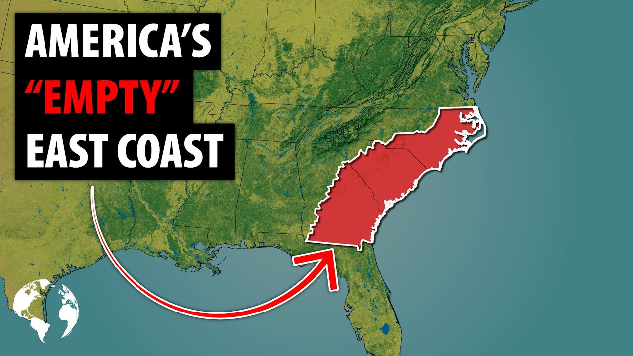 The vast East Coast area almost empty — why so few Americans live here